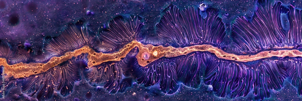 Hippocampus or Ammon horn displaying layers from top view stratum ...