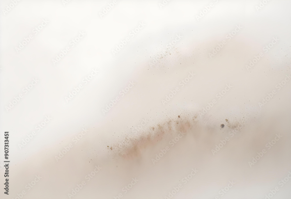 Dark grainy texture on a clean white background, with a fine dust ...