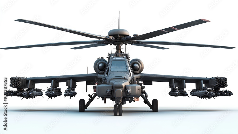 AH-64 Apache: The Dominant Attack Helicopter of Modern Warfare Stock ...