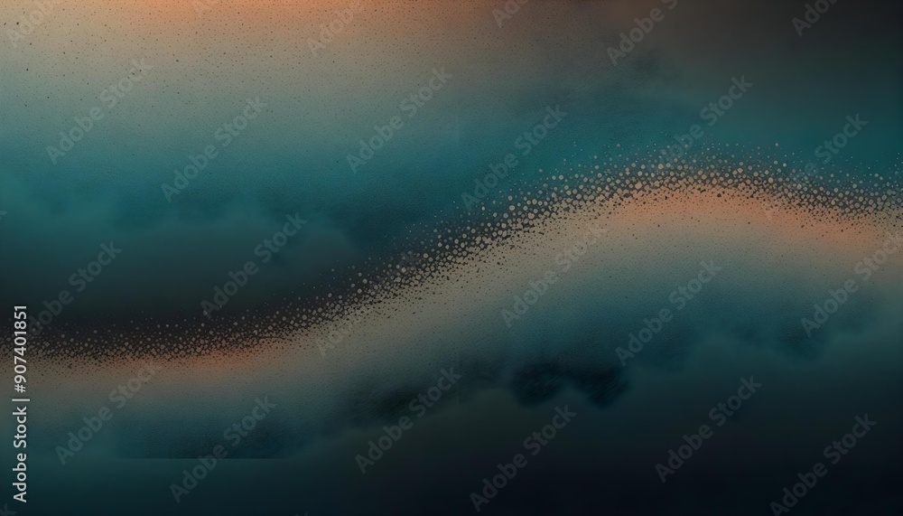 Dotwork abstract wavy pattern background with grain textures, mutted ...