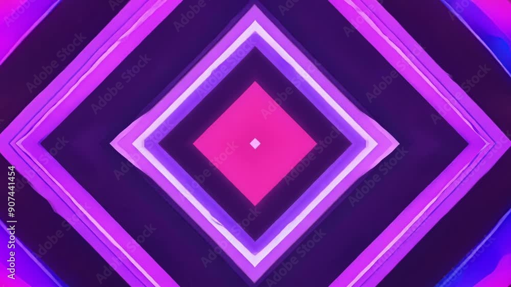 A mesmerizing display of radiant geometric shapes unfolds, weaving ...