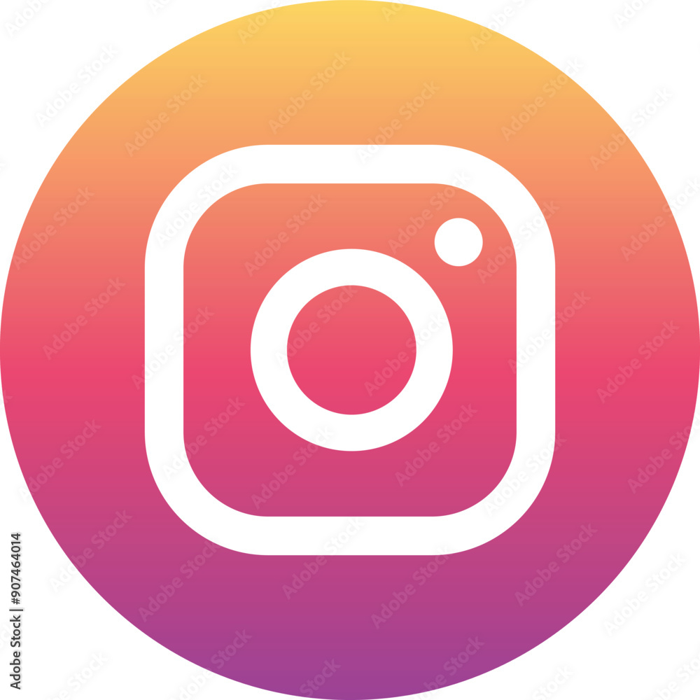 instagram logo icon vector for editorial Stock Vector | Adobe Stock