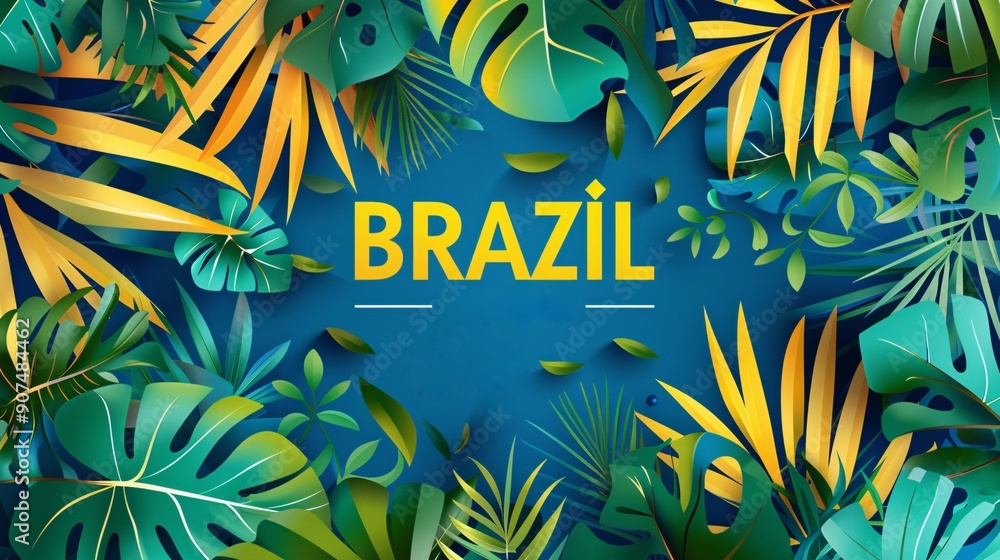 Celebrate Brazil's Independence Day with a banner featuring Brazilian ...