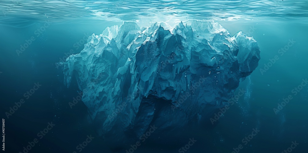 Unseen Threats Loom Beneath the Surface: A Visual Metaphor for Hidden ...