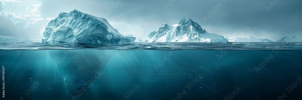 Unseen Threats Loom Beneath the Surface: A Visual Metaphor for Hidden ...