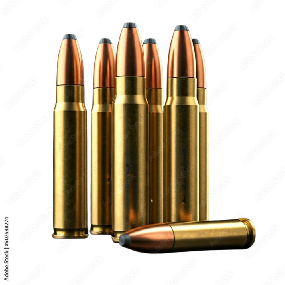 Bullet on Isolated transparent background png. generated with AI Stock ...