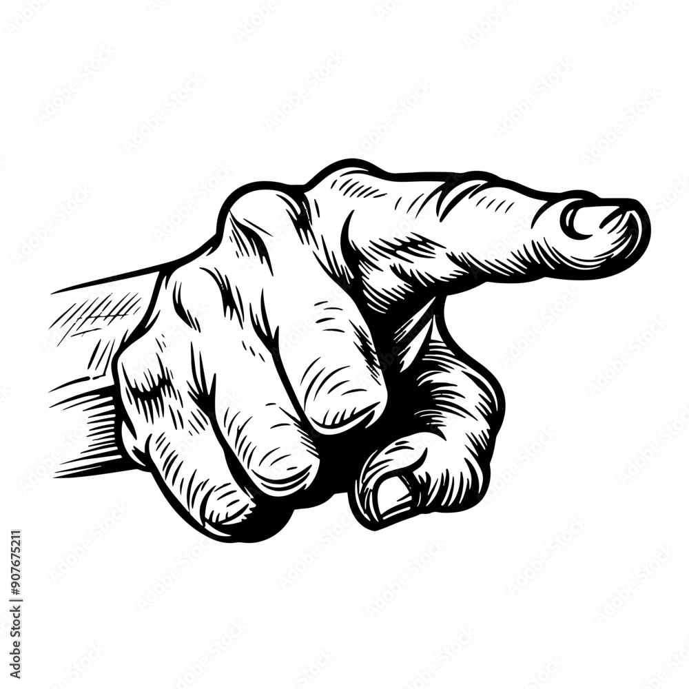 Pointing finger SVG vector transparent background PNG clipart Stock ...