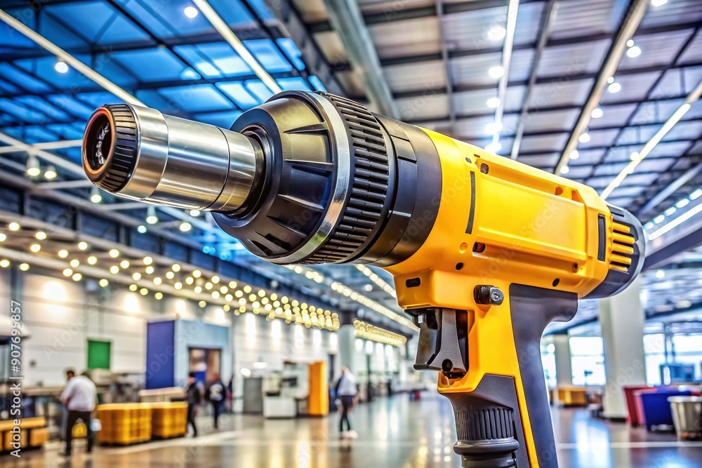 Heavy-duty diesel heat gun on display at Canton Fair 2024, a prominent ...