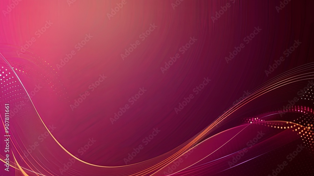 Elegant Corporate PowerPoint Slide with a Sophisticated Magenta and ...