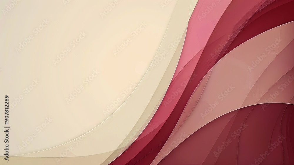 Elegant Corporate PowerPoint Template with Maroon and Beige Gradients ...