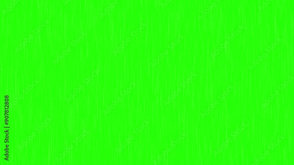 Loop Animation Heavy Rain Droop Fall Green Background Effects Seamless ...