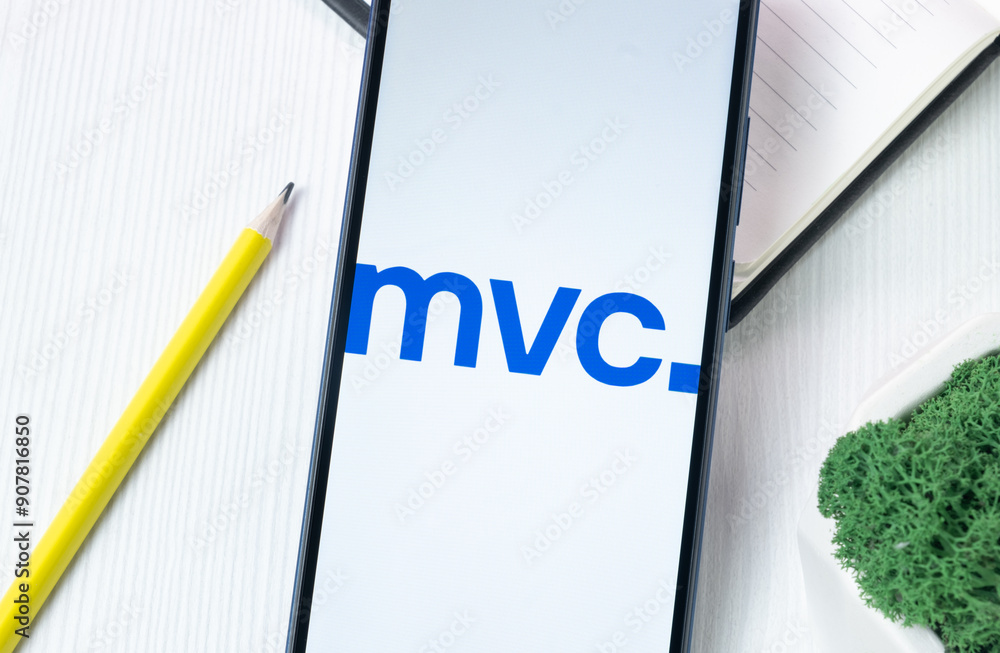 New York, USA - 1 August 2024: Metrovacesa mvc Logo on Phone Screen ...