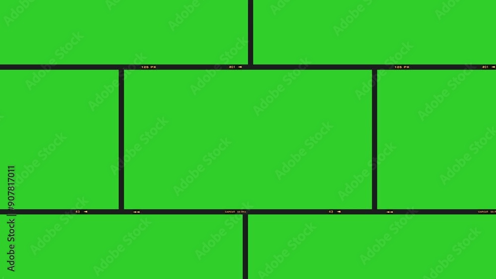 Green screen background free video of sticker effects modern ...