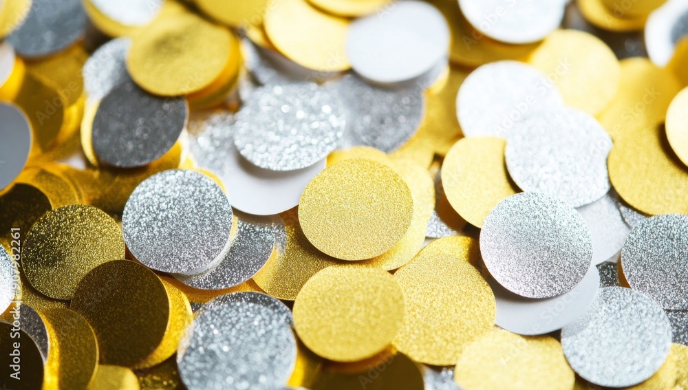 Confetti rain launched by a canon on a transparent background Stock ...