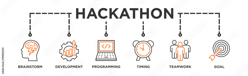 Vetor de Hackathon icon - vector illustration . hackathon, brainstorm ...
