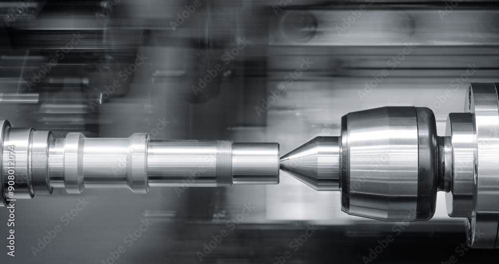 Manufacturing professional metalworking machine. Industrial concept ...