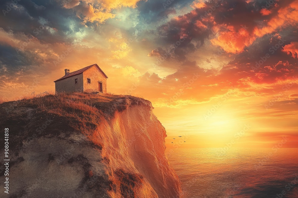 House constructed on the sand vs house constructed on a rock. Parable ...