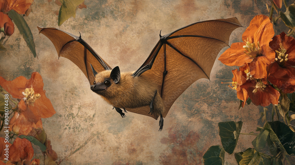 Include elements that emphasize the importance of bat conservation ...