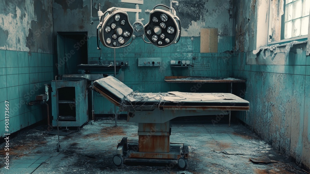 Abandoned Operating Room - Haunting Medical Equipment - An eerie ...