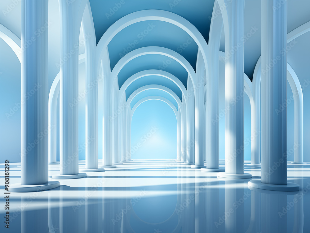 An image of an architectural symmetrical structure in the form of ...