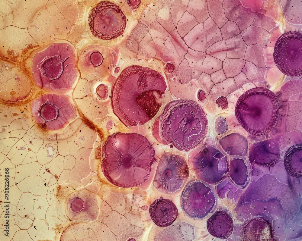 Melanocytes in Epidermis: Histological Section of Skin Showing Pigment ...