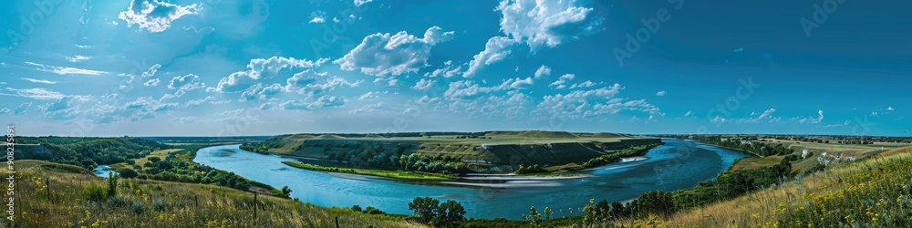 Iowa Sky: Summer Landscape View of Horseshoe Bend State Park in 2024 ...