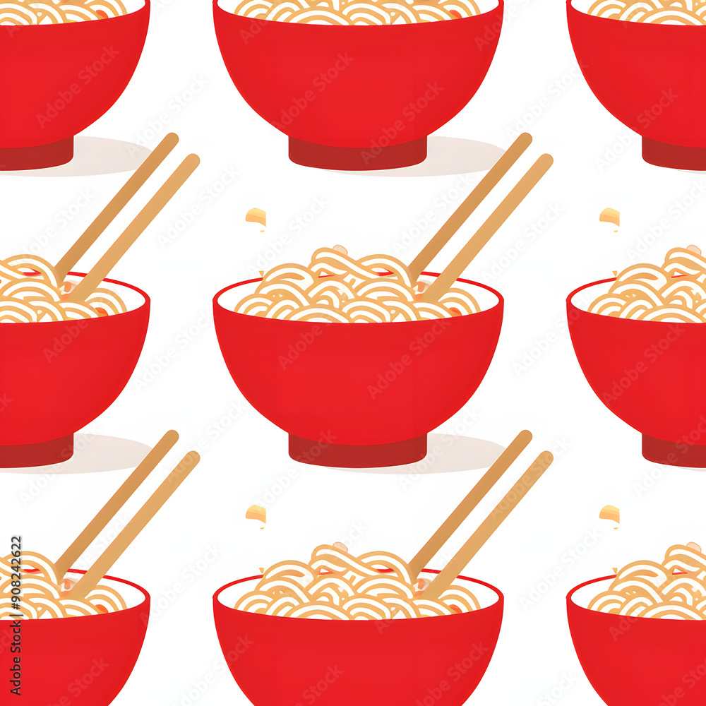 instant noodle pattern. instant noodle symbol. noodle pattern isolated ...