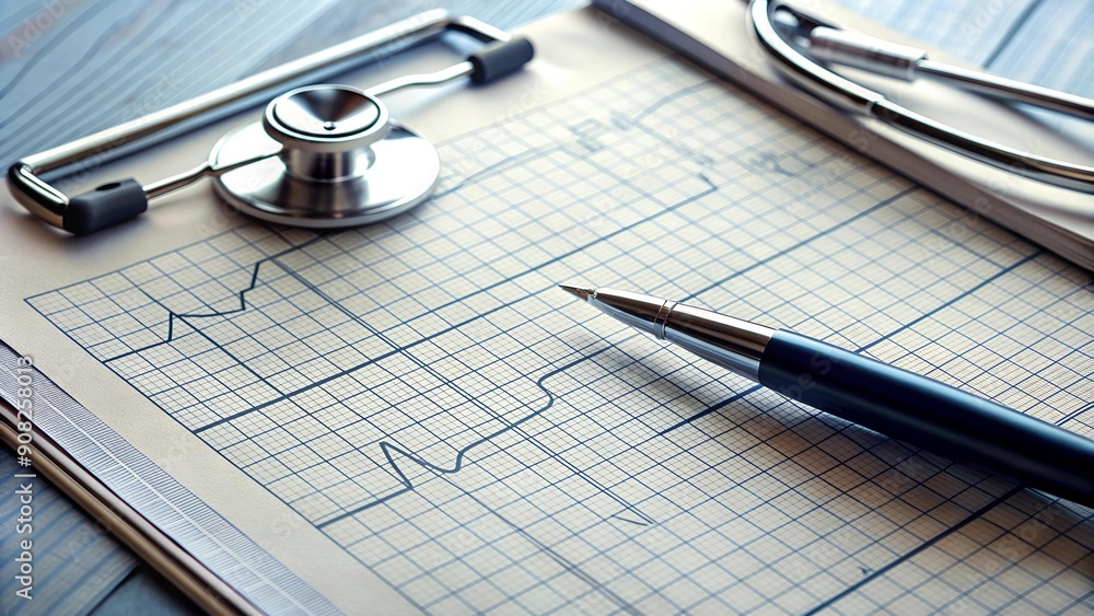 The Art of Healing: A Medical Chart with Delicate Calligraphy AI ...