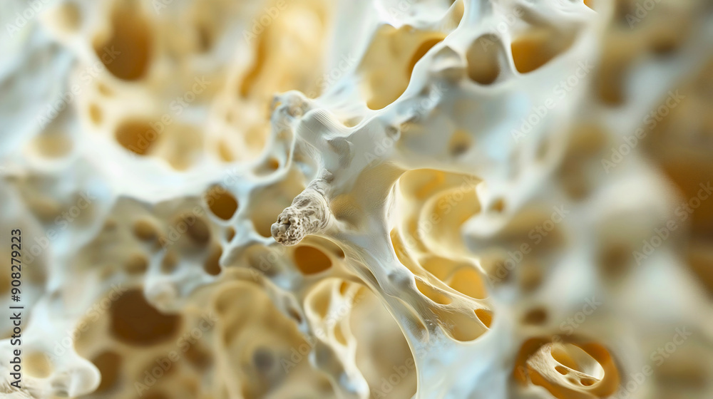 Osteoporosis or arthritis bone disease or illness. Orthopedic skeleton ...