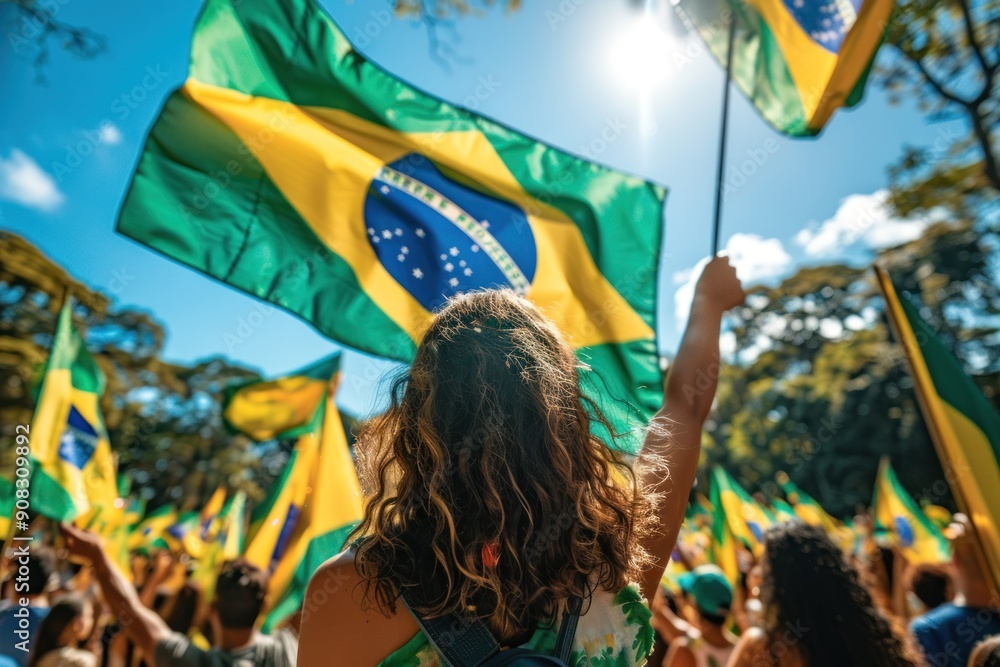 Patriotic celebration: Brazilian independence day, honoring nation's ...