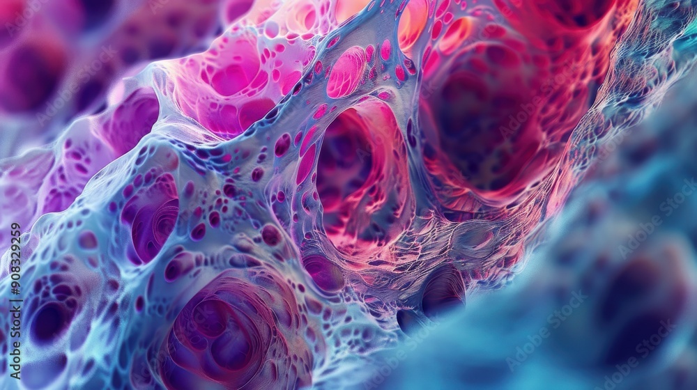 Produce a high-resolution image of the endoplasmic reticulum under a ...