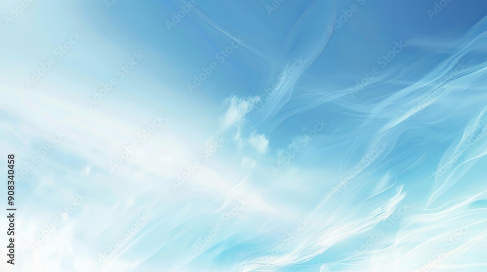 Corporate Sky Blue PowerPoint Template with White Gradient, Raw Style ...