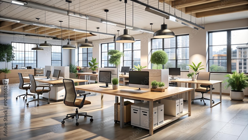 The Agile Canvas: An Open Plan Office with Flexible Furniture and AI ...
