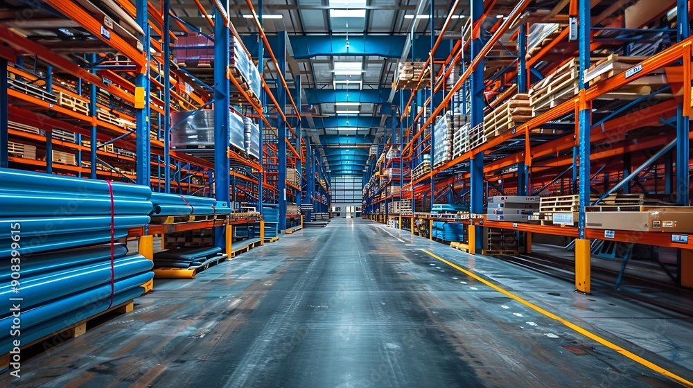 Warehouse Cantilever Racking Systems for storage Aluminum Pipe or ...