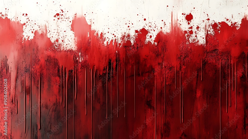 red paint splatter on white wall background, Red blood splatter on a ...
