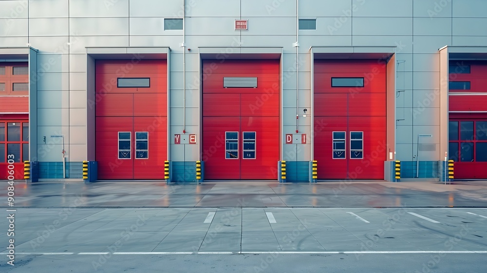 Warehouse or industry building exterior Use as distribution center for ...