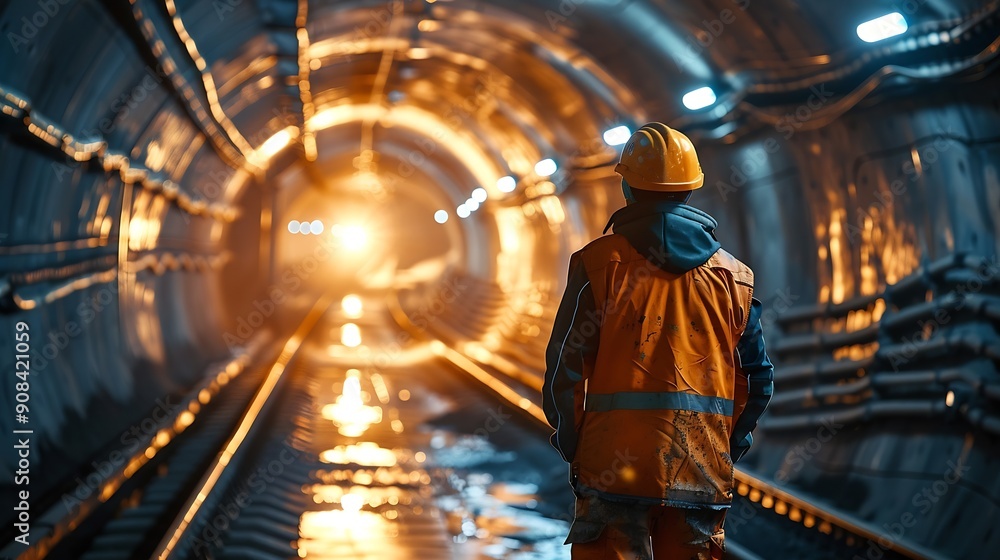 Engineer to wear workwear clothing safety Technician control ...