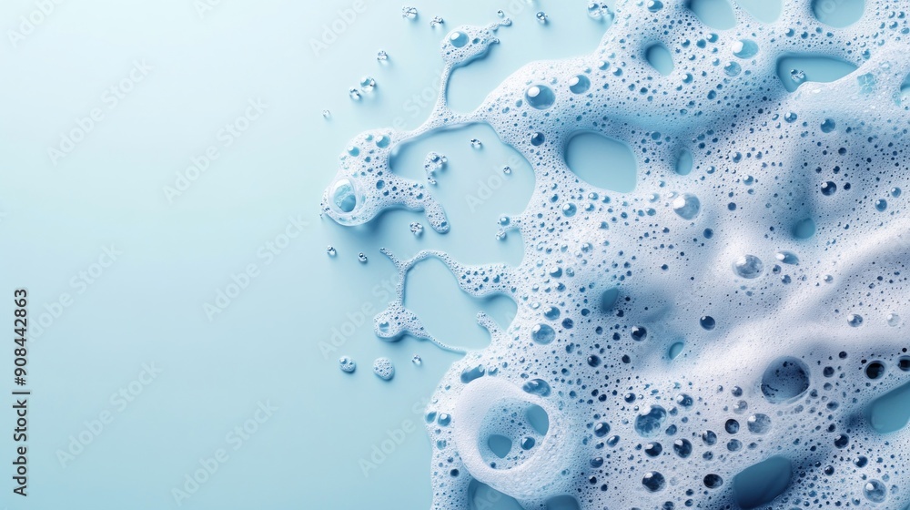 A visually striking 2D flat design featuring a 3D animated cleansing ...