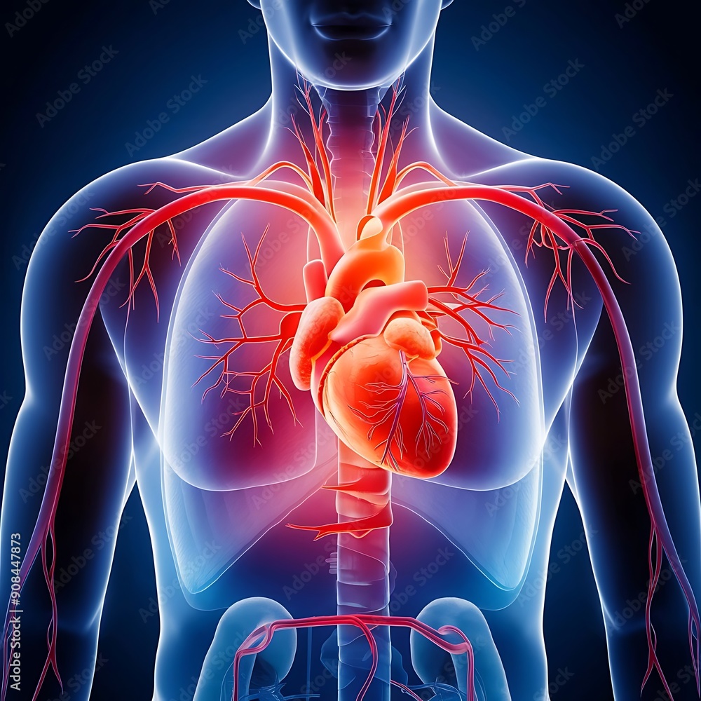 Analyze the function of the human circulatory system. How do the heart ...