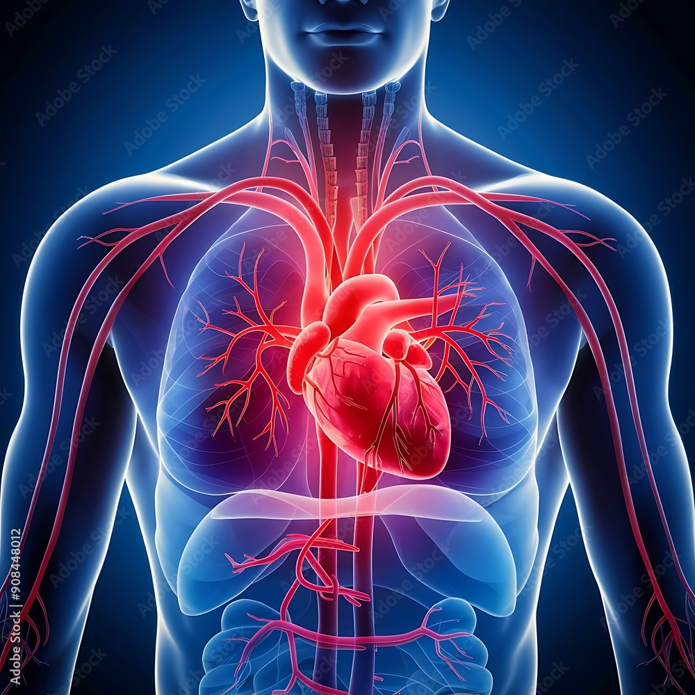 Analyze the function of the human circulatory system. How do the heart ...