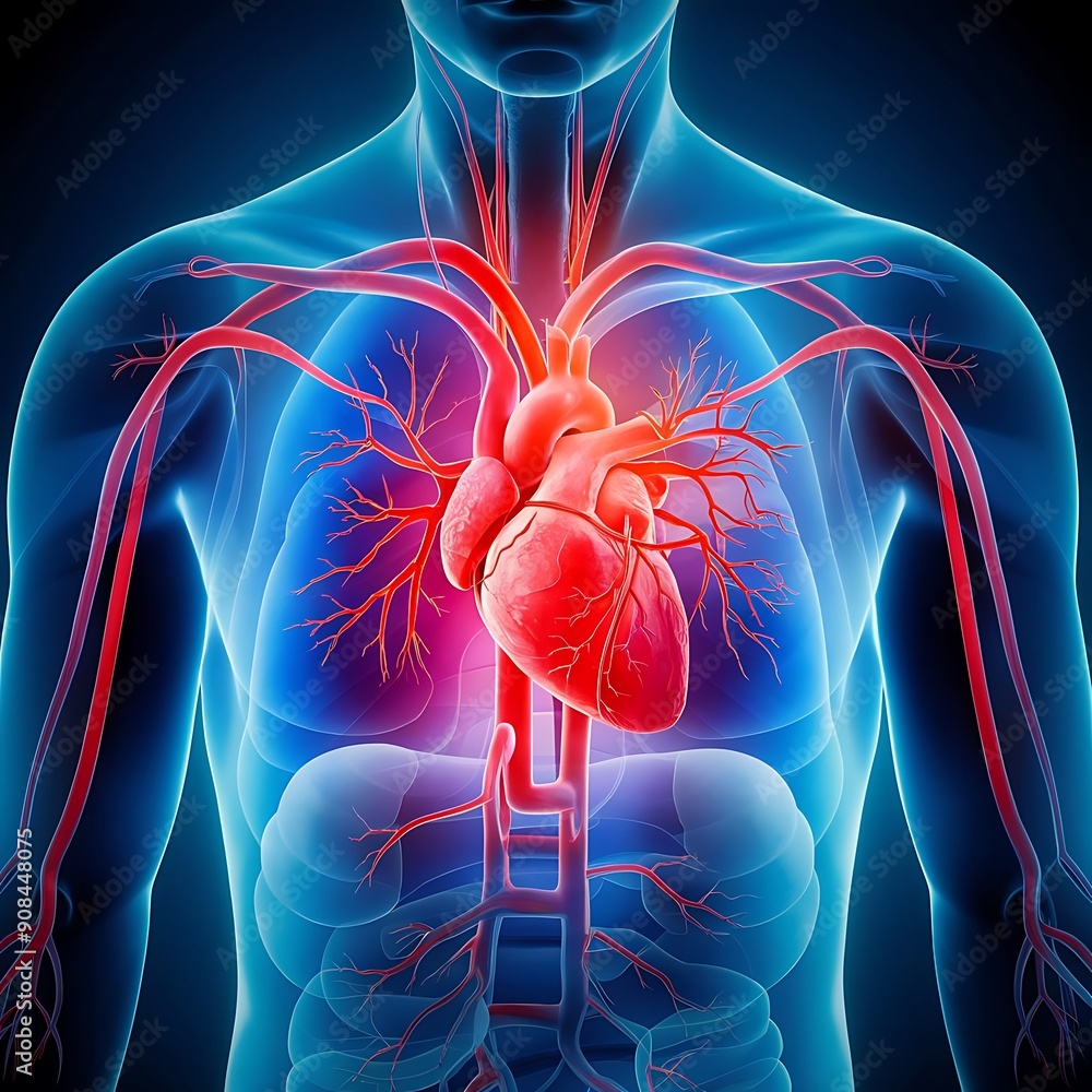 Analyze the function of the human circulatory system. How do the heart ...