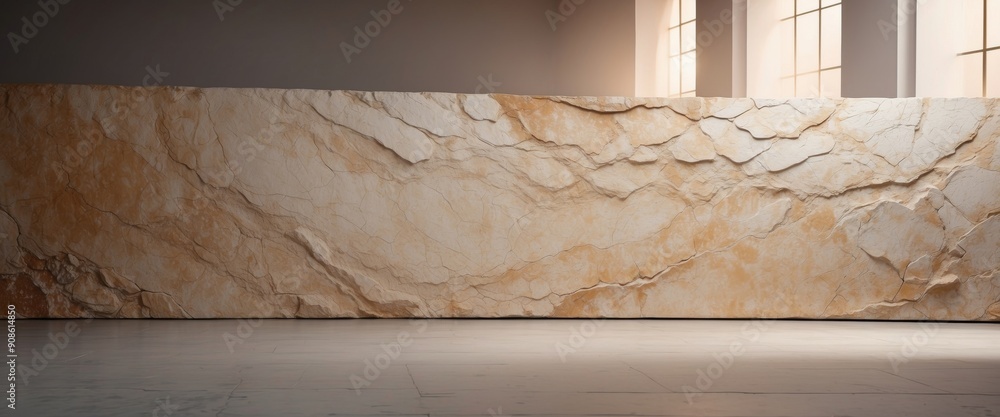 Light original background image of an ultra-wide format (banner) of a ...