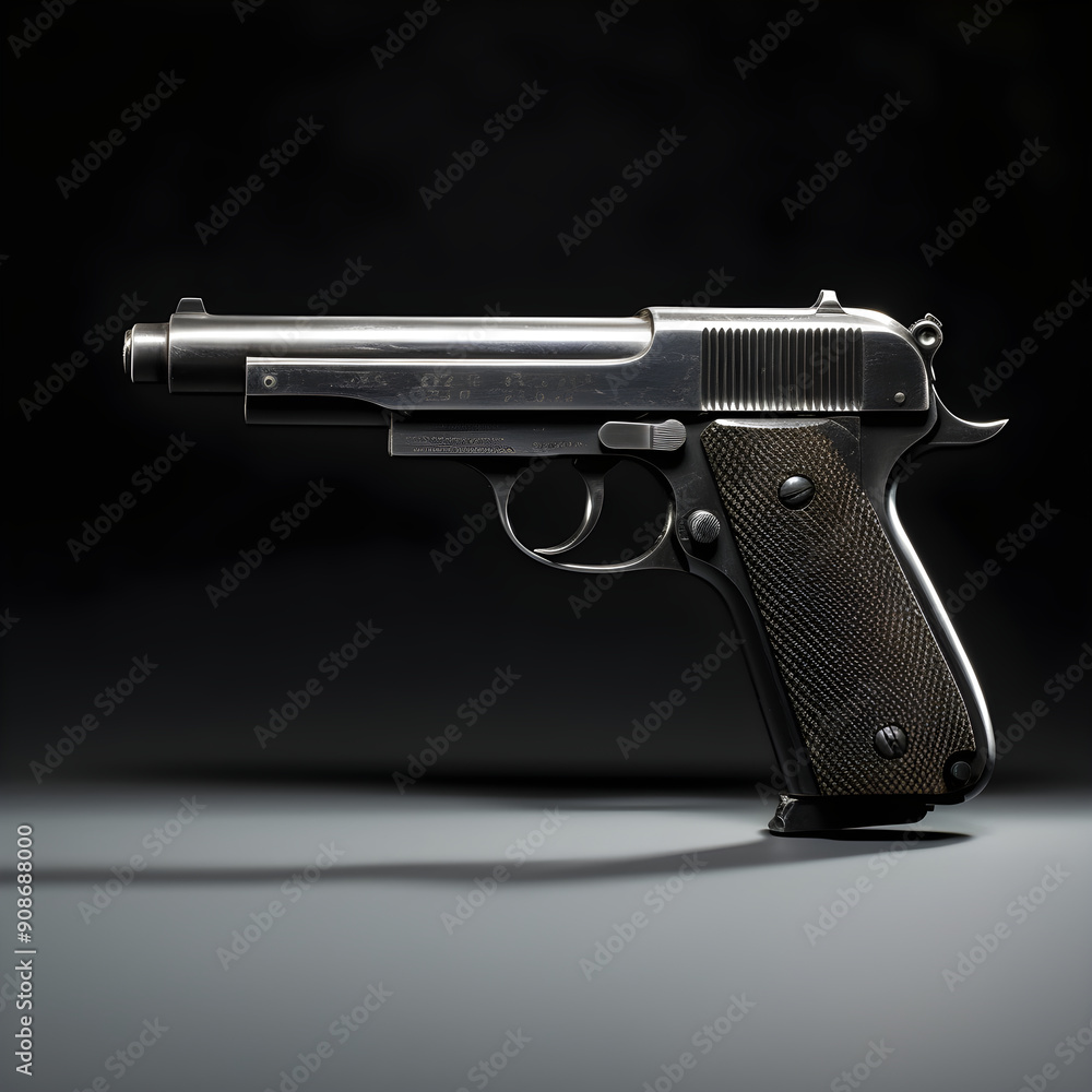 Historic FN Model 1900 Semi-Automatic Pistol: A Depiction of Classic ...