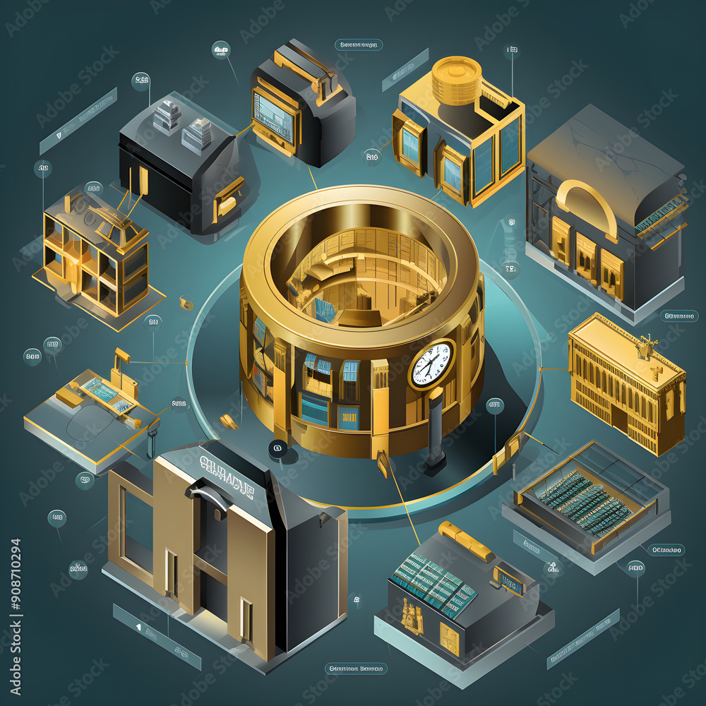 Modern Fix Deposit Banking Concept: Digital Presentation of FD Bank ...