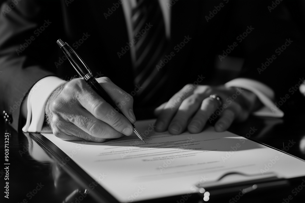 Signing a contract is the transformative ritual that bridges the divide ...