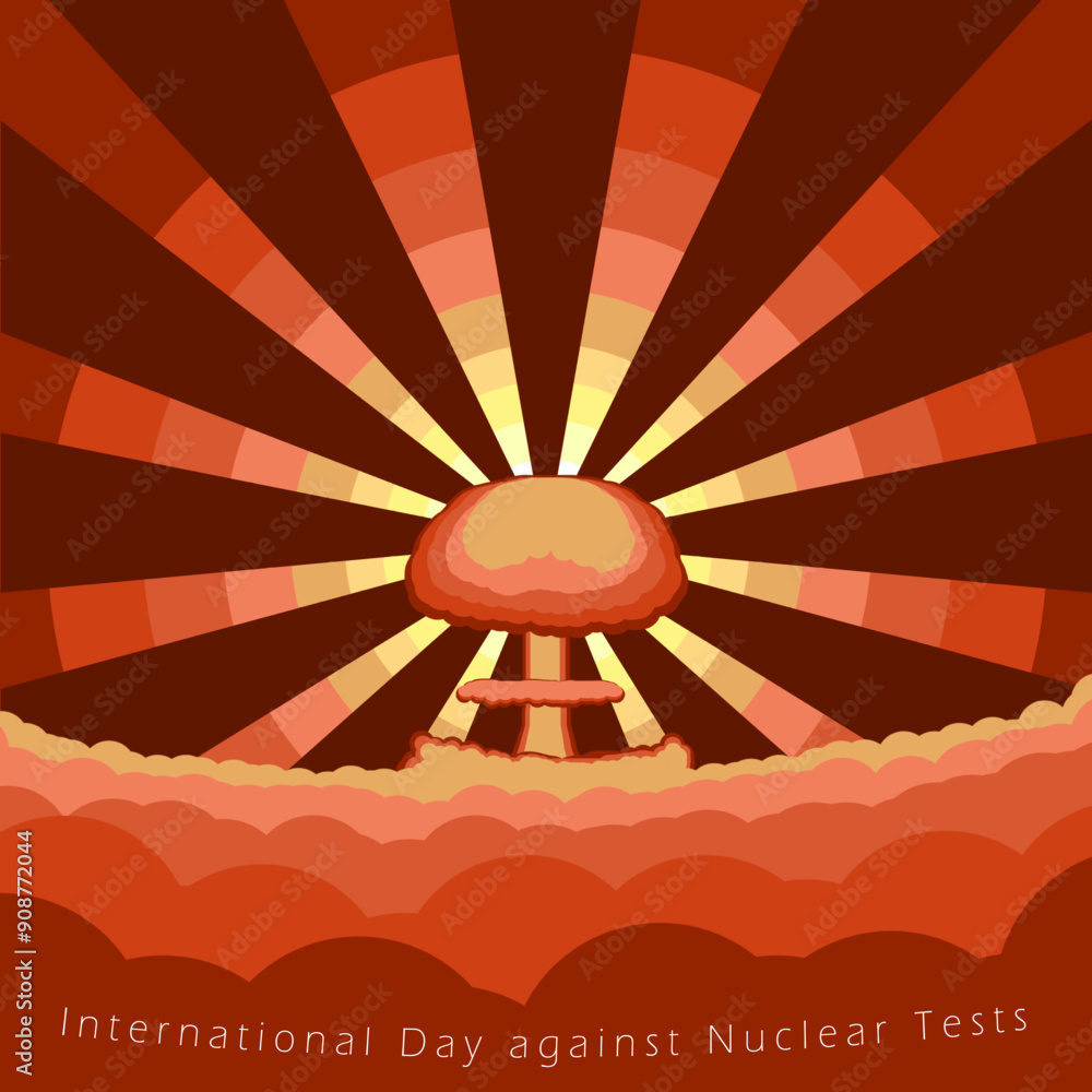 International Day against Nuclear Tests event campaign banner ...
