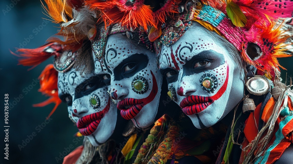 Suri women wear vibrant attire and lip plates, showcasing their ...