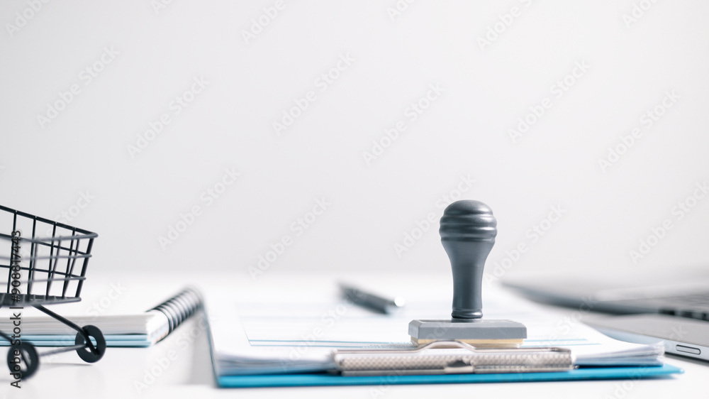 Business contract was officially approved as the office authority ...