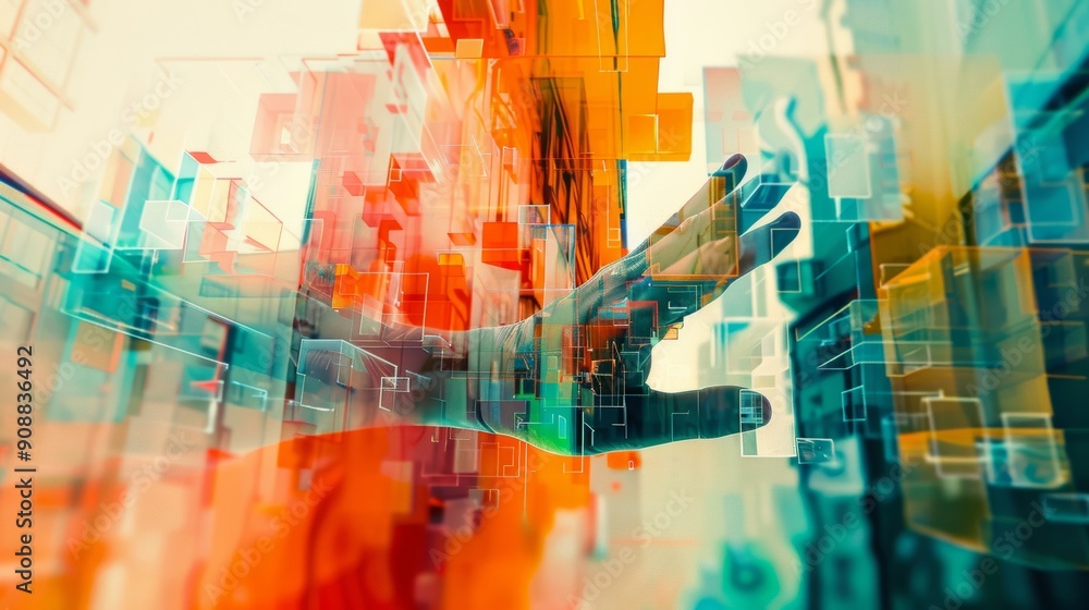 Abstract Art Design Concept Modern Contemporary Background for Business ...