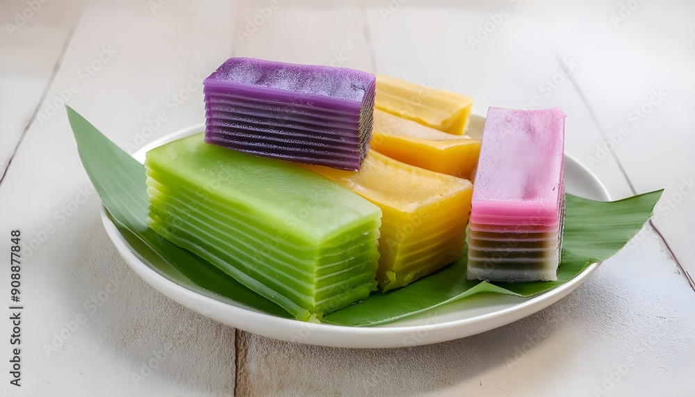 4 , Kuih Melayu – An assortment of traditional Malaysian sweets, such ...